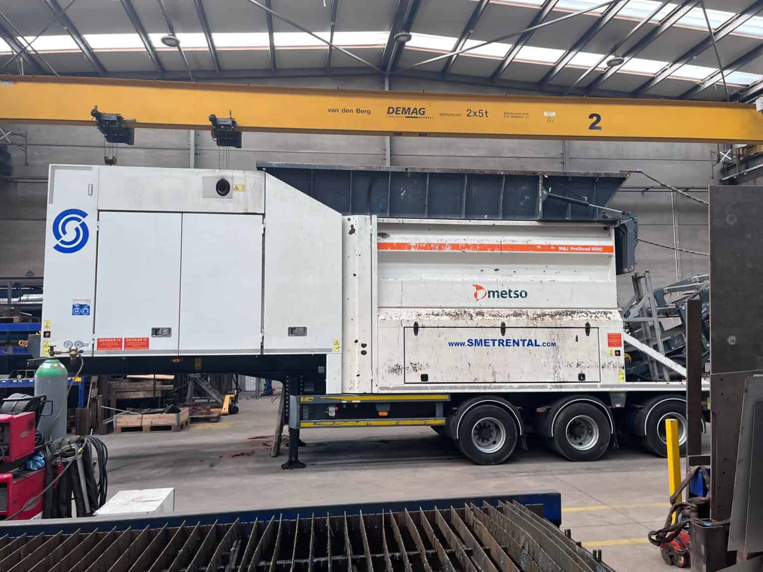 Metso M&J 4000 shredder te koop - Jaar 2017 - Smet Machinery